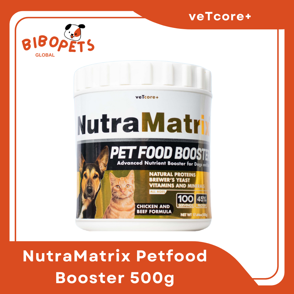 Vet Core+ NutraMatrix Pet Food Booster 500g (Appetite Booster for Pick ...