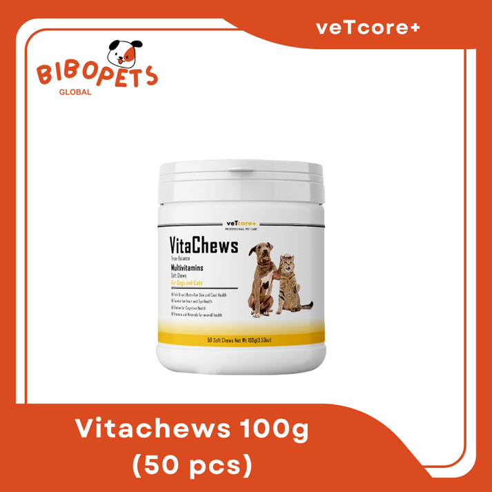 Vet Core+ VitaChews 100g (50 Soft Chews) – Bibo Pets