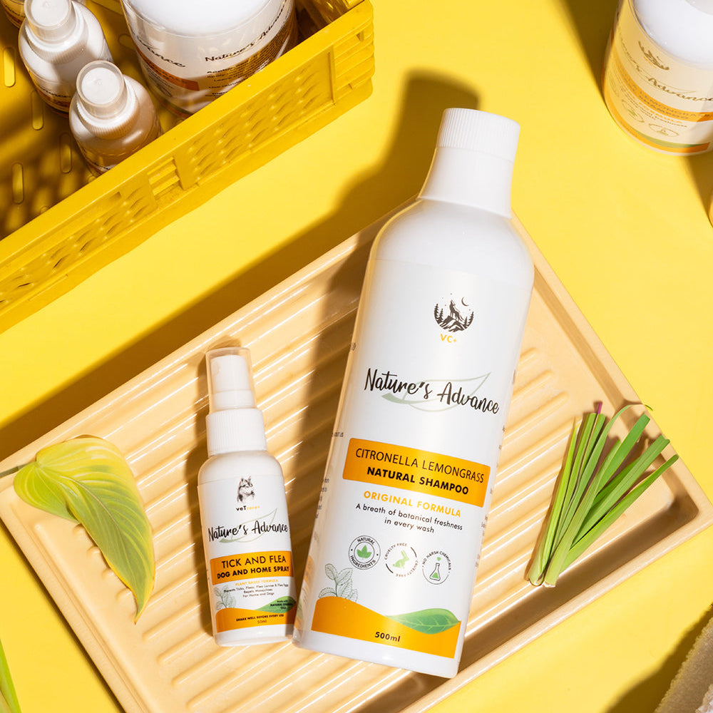 Vet Core+ Nature's Advance Shampoo 500ml with Free Nature's Advance Sp ...